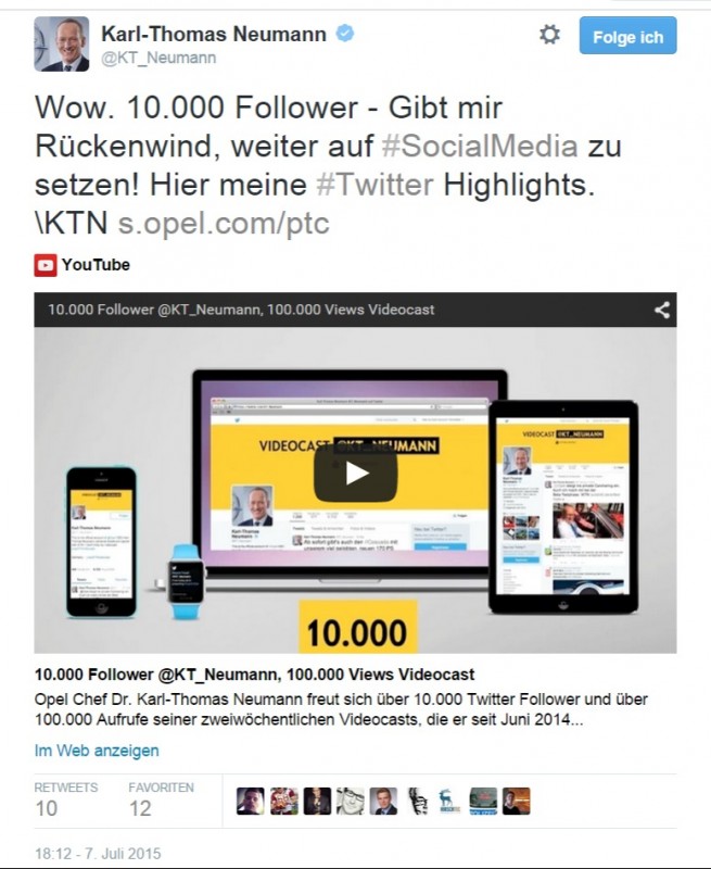 @KT_Neumann: Social CEO erreicht 10.000 Twitter-Follower • PR-Blogger